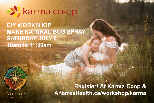 Workshop at Karma Coop: DIY Body Scrubs Workshop - Spring Spa! | Anarres Natural Health Apothecary